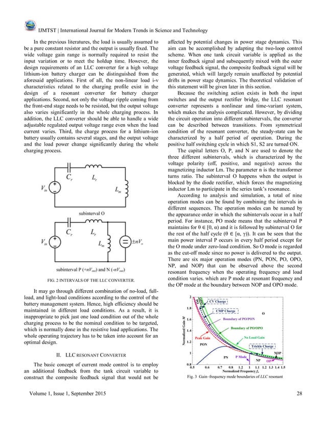 A Resonant Converter with LLC for DC-to-DC Converter Based Applications | PDF | Green Vehicles ...