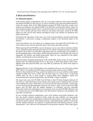 VALUE CHAIN OF POULTRY HATCHERIES IN BANGLADESH: A COMPARATIVE STUDY OF ...