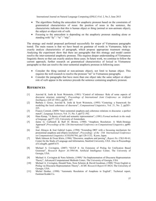 A COMPUTATIONAL APPROACH FOR ANALYZING INTER-SENTENTIAL ANAPHORIC PRONOUNS IN VIETNAMESE ...