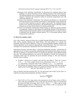 OPINION MINING AND ANALYSIS: A SURVEY | PDF