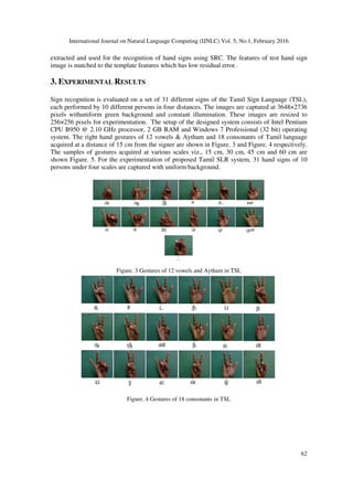 A SIGNATURE BASED DRAVIDIAN SIGN LANGUAGE RECOGNITION BY SPARSE ...
