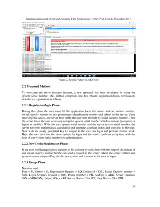 AN EFFICIENT IDENTITY BASED AUTHENTICATION PROTOCOL BY USING PASSWORD | PDF