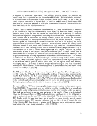 TRENDS TOWARD REAL-TIME NETWORK DATA STEGANOGRAPHY | PDF | Internet | Computing