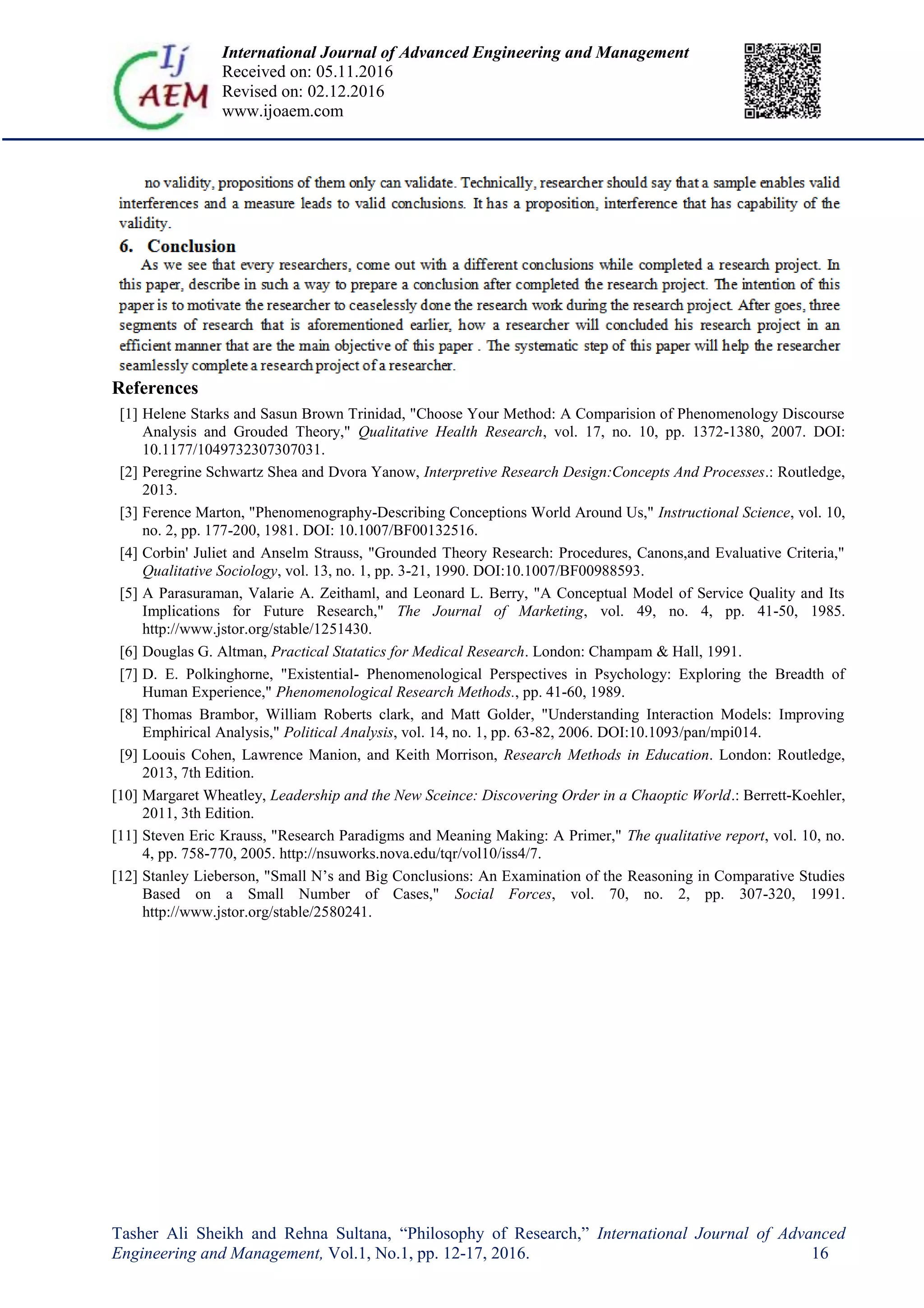 Philosophy of Research | PDF | Wellness | Healthy Living