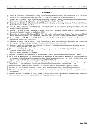 Assay on Vegetable Production and Marketing in Zanzaibar Island ...