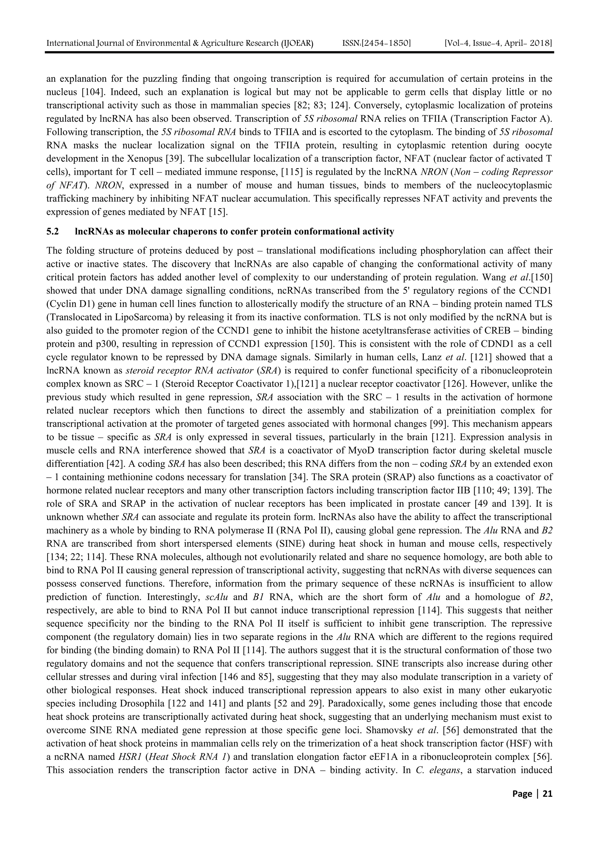 About Non Coding Rnas Pdf