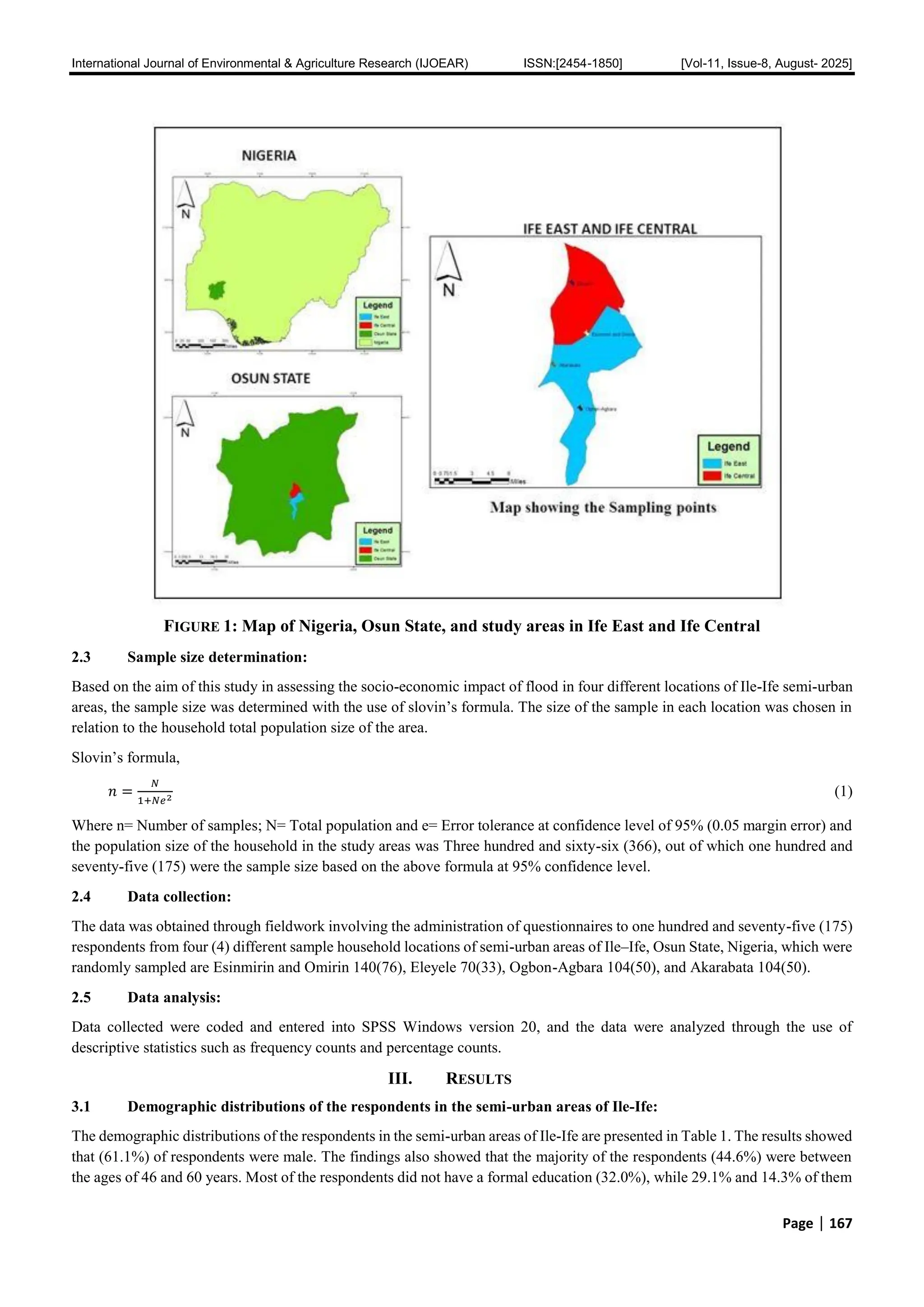 Assessment of Socio-Economic Impact of Flood: Evidence from Semi-urban ...