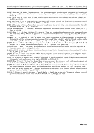 Treatment of piggery wastewater through struvite precipitation and ...