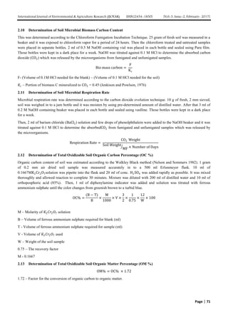 The Role of Soil Organisms and Functions in different Coconut based ...