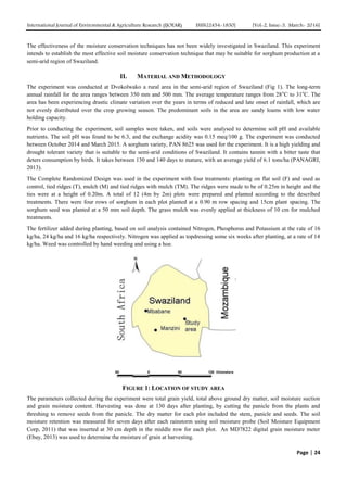 Mulching and Tied Ridges as A Moisture Conservation Strategy to Improve ...