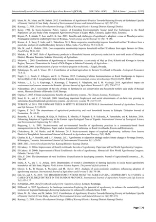 Impact Assessment of Agroforestry Practices on Community Socio-Economic Livelihoods in Rwanda | PDF