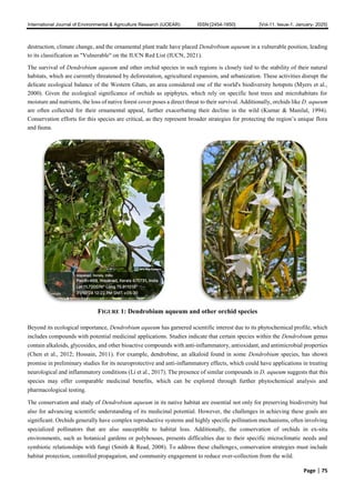 Biodiversity and Conservation of Vulnerable Orchid Species ...
