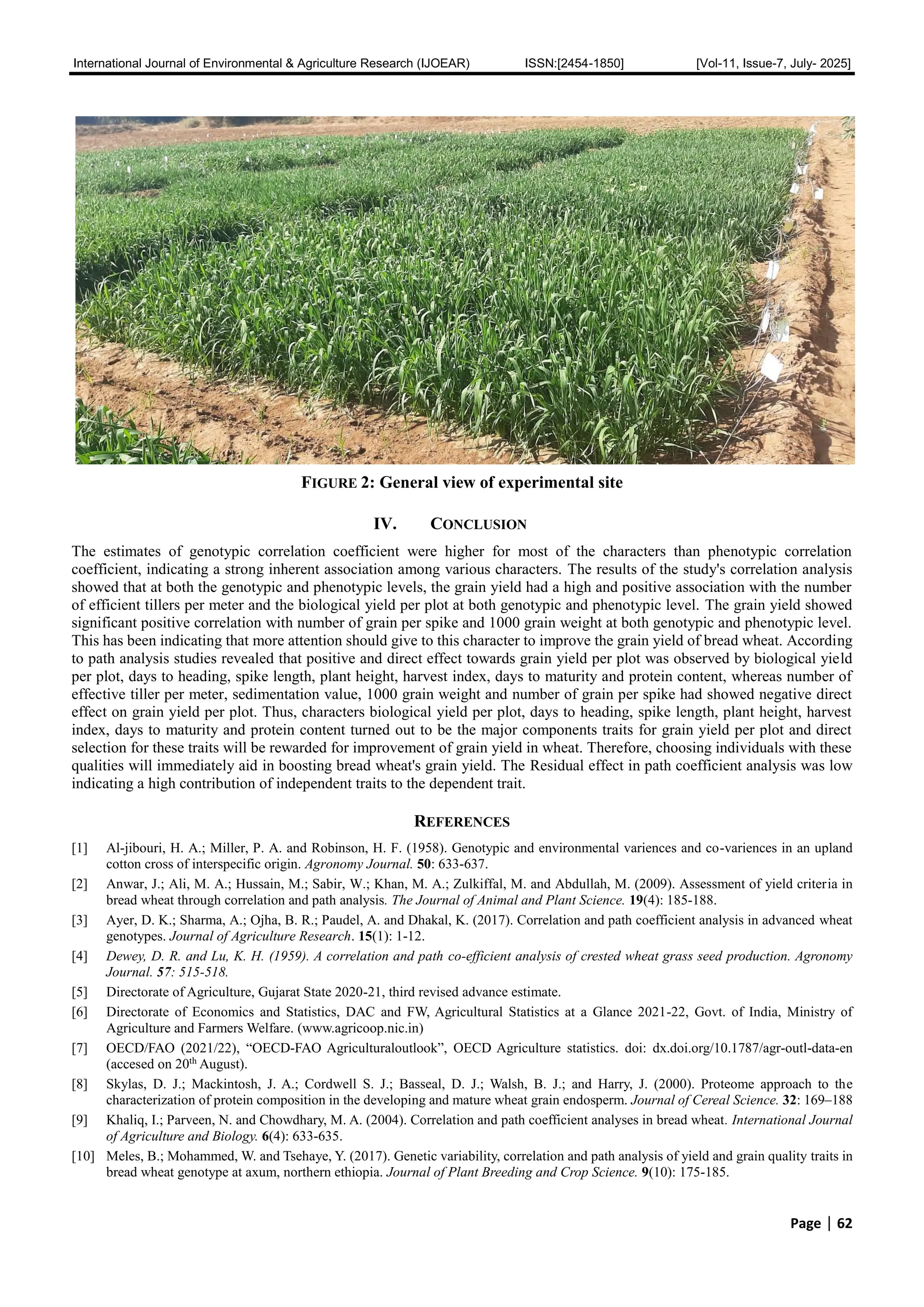 Genotypic and Phenotypic Correlation and Path Analysis for Growth and ...
