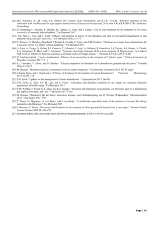 Bravecto (fluralaner) chewable tablets have been thoroughly evaluated ...