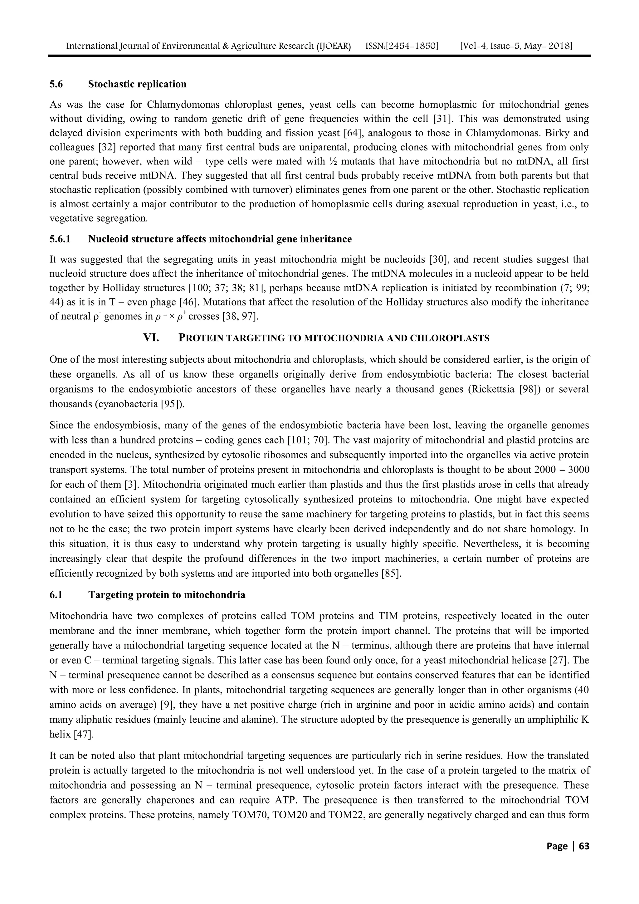 Chloroplasts and Mitochondria: Similarities and Differences | PDF ...