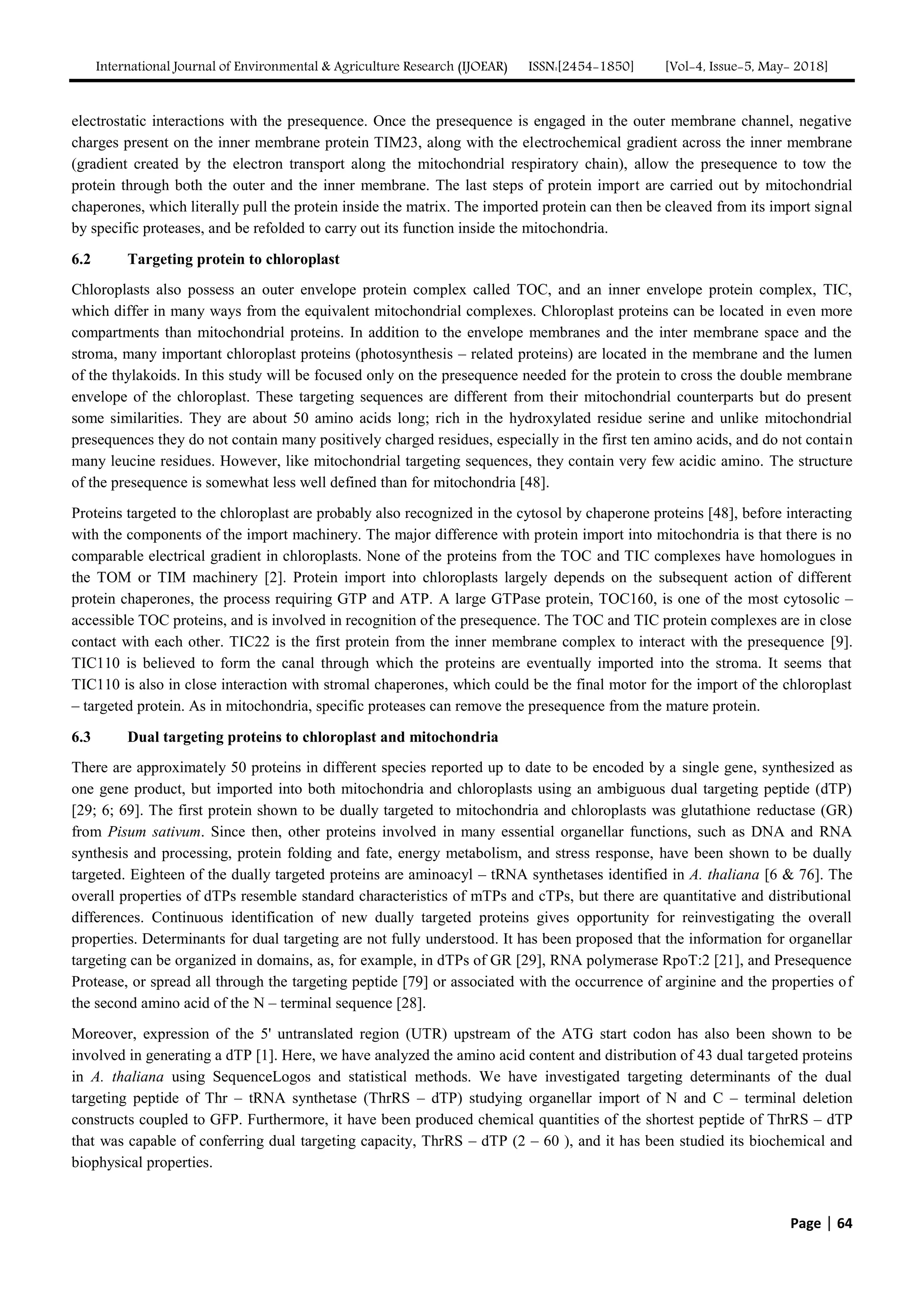 Chloroplasts and Mitochondria: Similarities and Differences | PDF ...