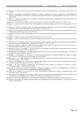 Unravelling of Soil pH Dynamics under Flooded Environment: A Review | PDF