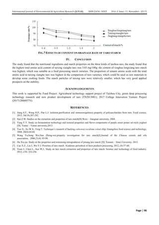 Study on Physicochemical Properties and Microstructure of Taro Starch ...