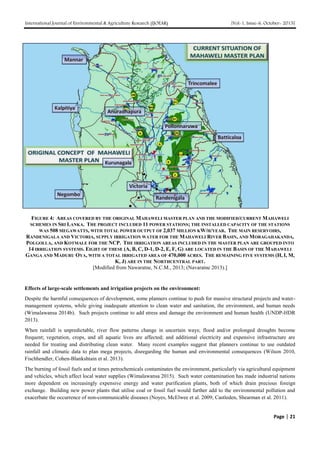 A Major Irrigation Project (Accelerated Mahaweli Programme) and the ...