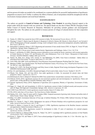 Assessment of Trees Outside Forests in Rural Region of Varanasi ...