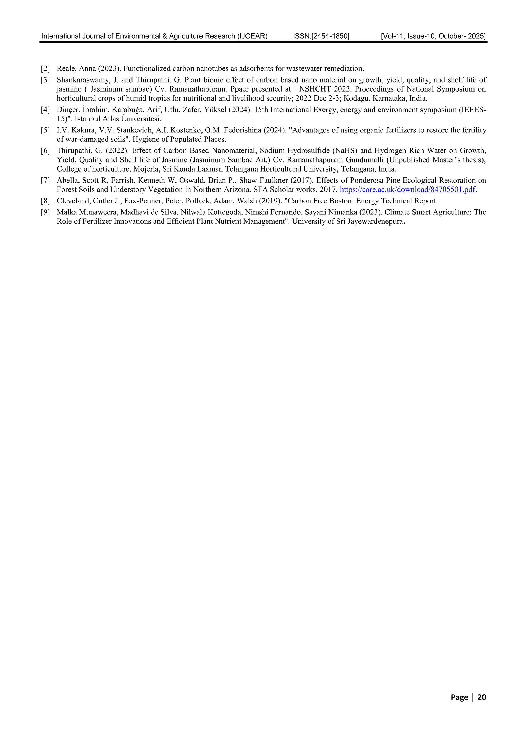 Nano Bionic Effect of Multiwall Carbon Nanotubes (MWCNT) and Graphene ...