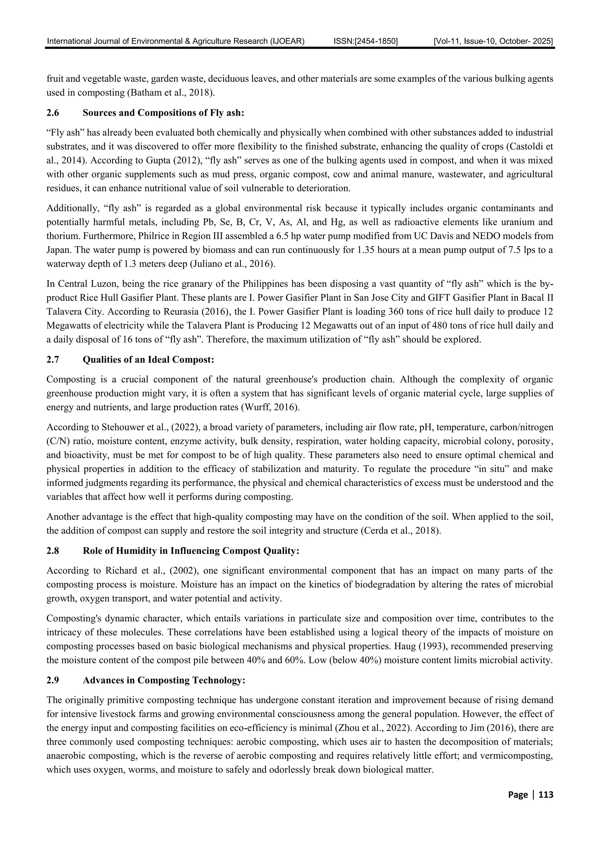 Comparative Quality of Broiler Manure based Compost with or without ...