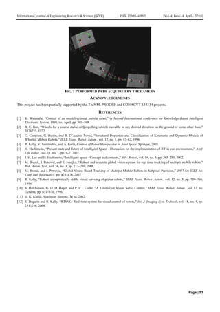 Image Based Visual Servoing for Omnidirectional Wheeled Mobile Robots ...
