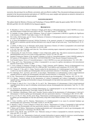 Determination of 3-chloropropanediol in soy sauce samples by liquid ...