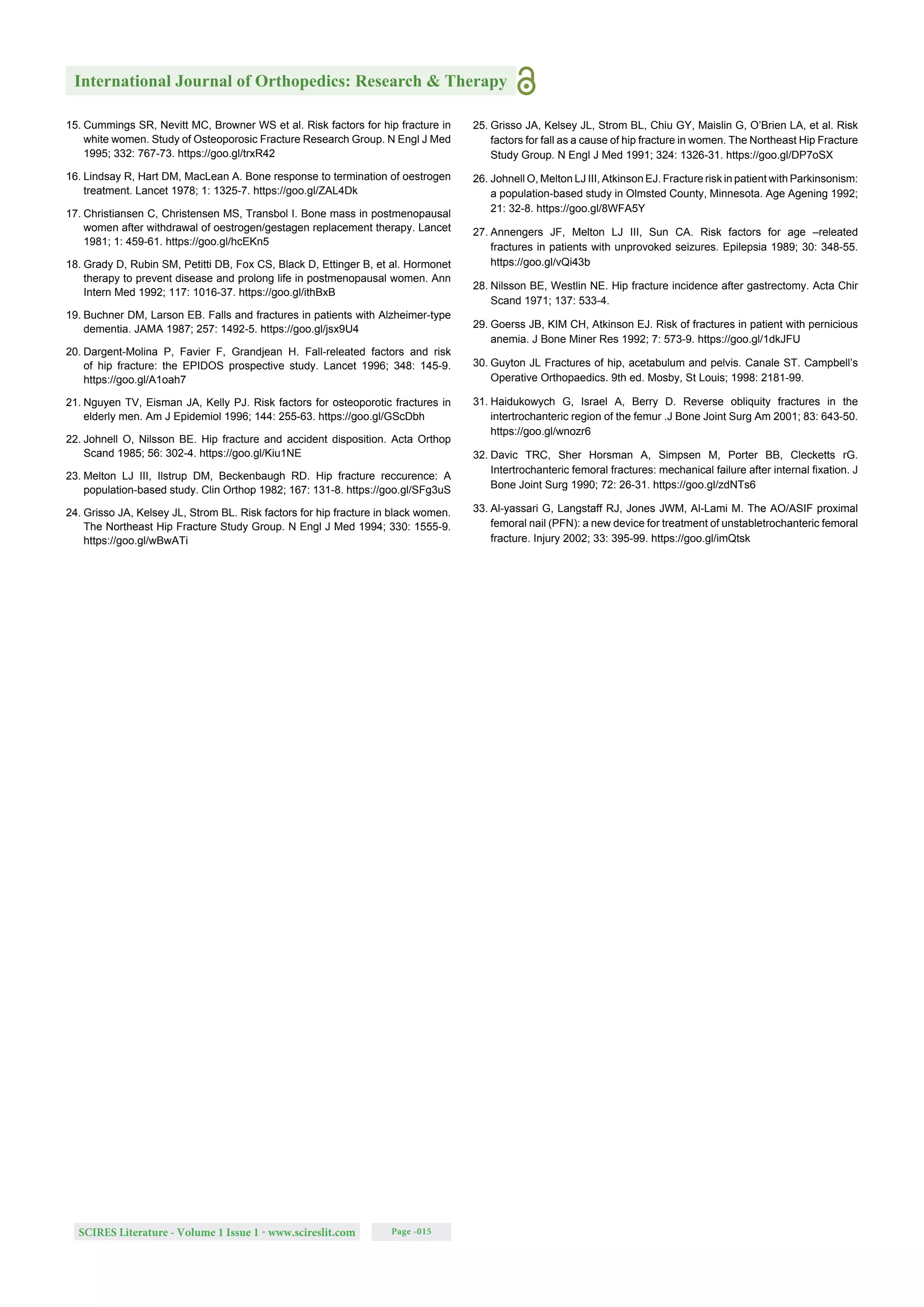 International Journal of Orthopedics: Research & Therapy | PDF