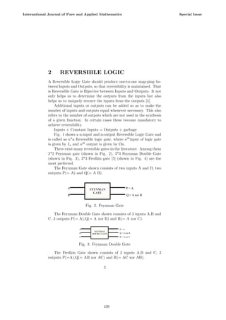 FULL ADDER/ SUBTRACTOR USING REVERSIBLE LOGIC | PDF | Programming Languages | Computing