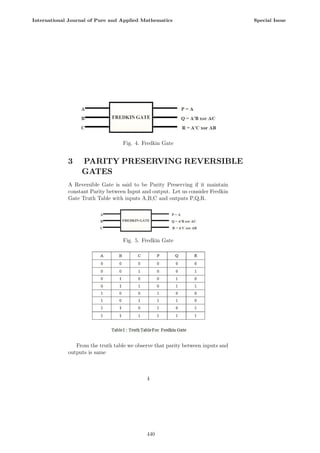 FULL ADDER/ SUBTRACTOR USING REVERSIBLE LOGIC | PDF | Programming Languages | Computing