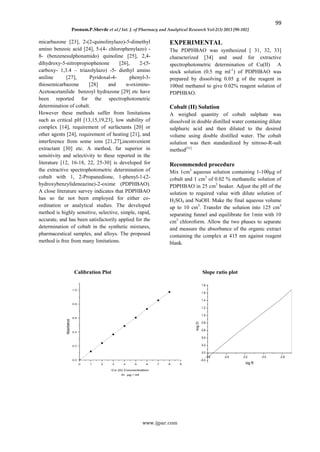 Analytical method development and its application to extractive ...