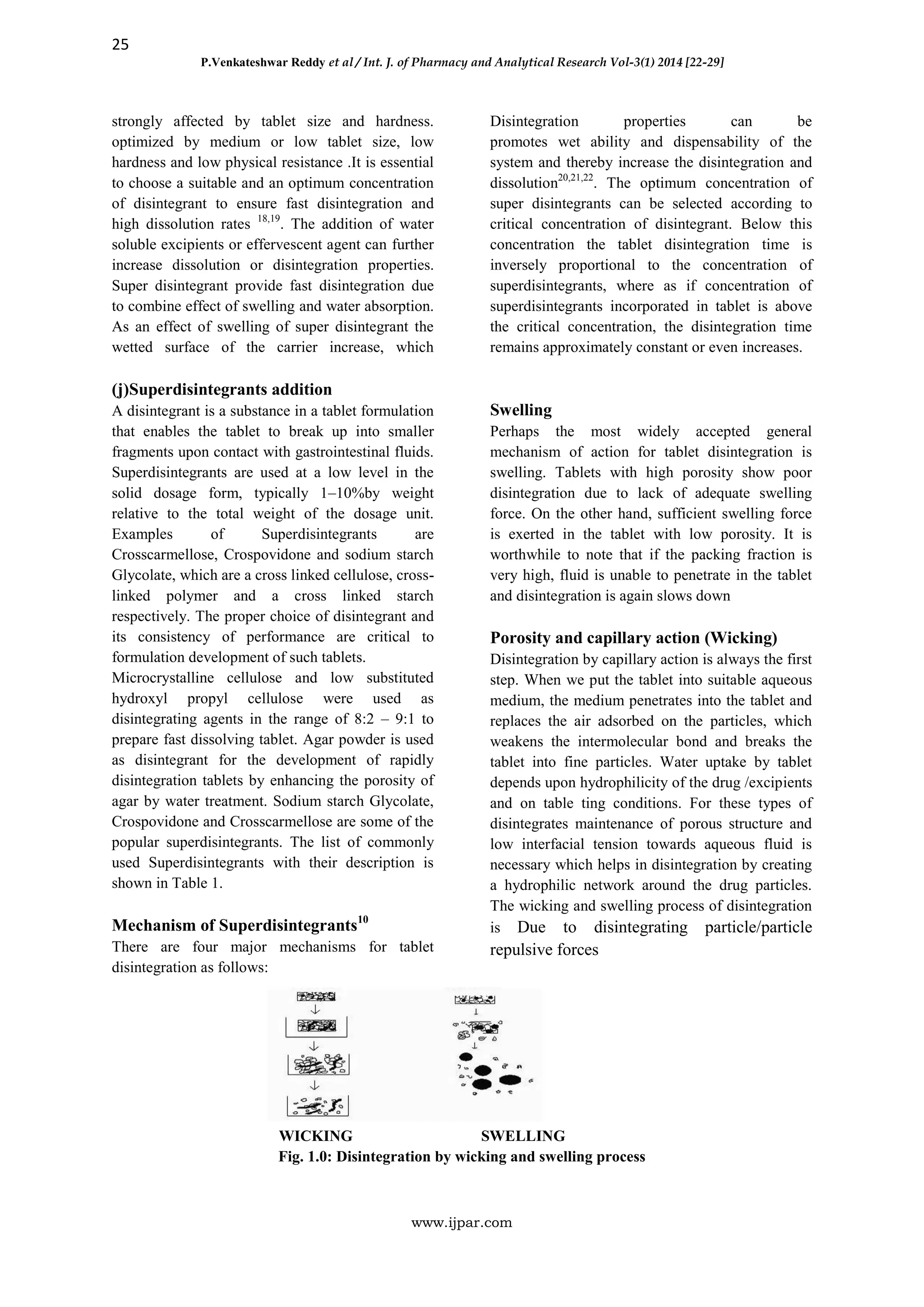 Oral Dispersible Tablets - A Review | PDF | Pharmaceutical Drugs ...