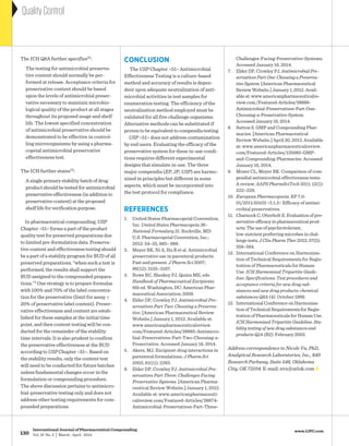 The Essentials of USP chapter 51 antimicrobial effectiveness testing | PDF