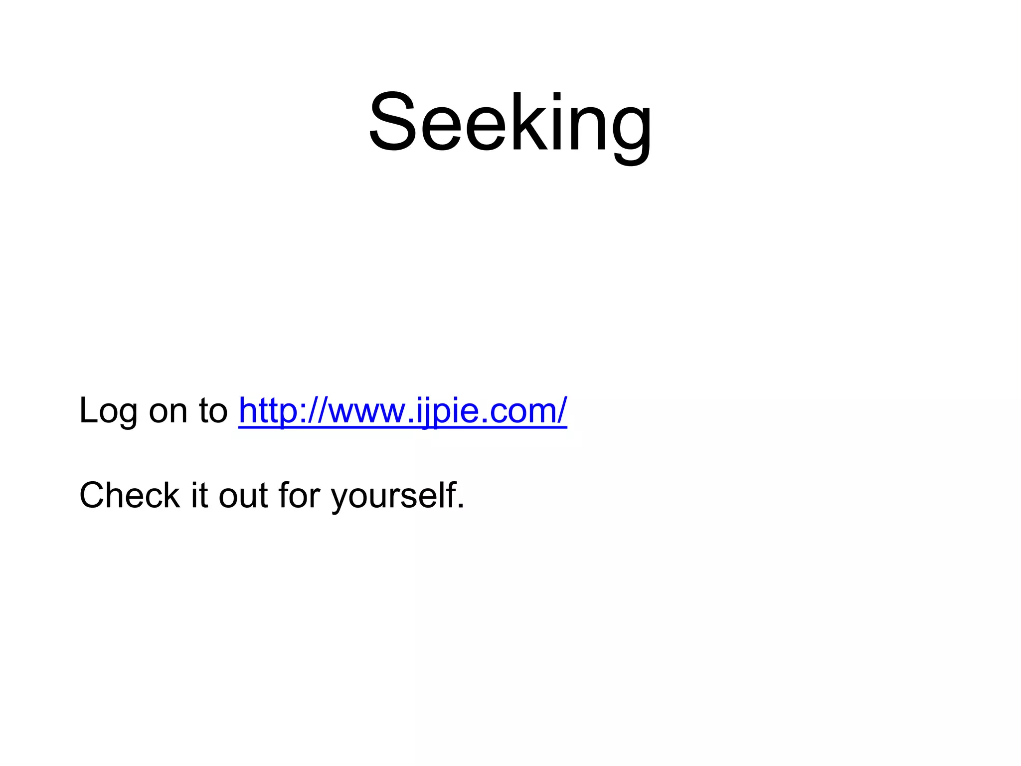 Ijpie Technologies | PPTX