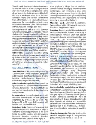Ijpr.2015.105EFFECT OF HIP ABDUCTOR STRENGTHENING AMONG NON ...