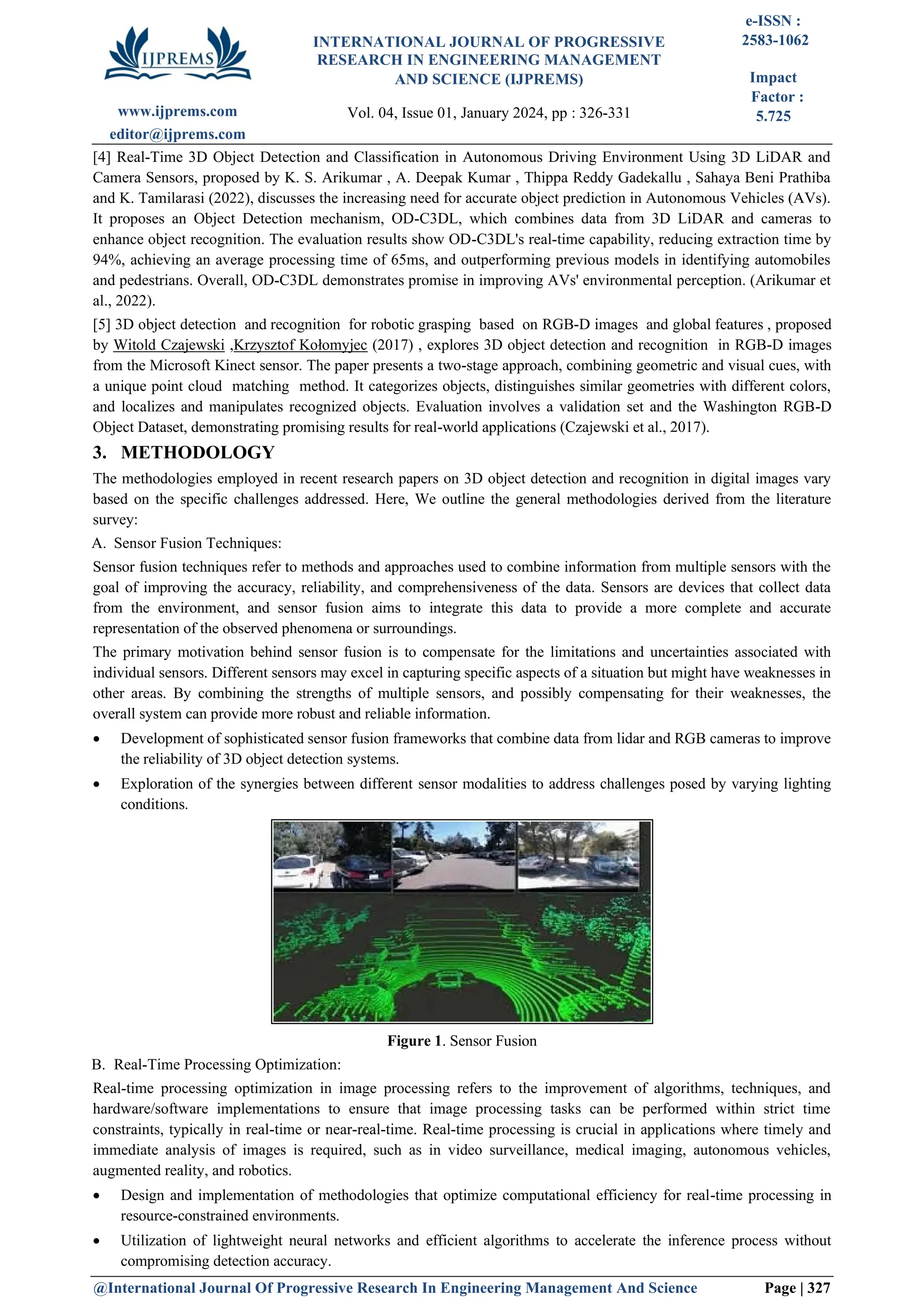 3d Object Detection And Recognition A Review Pdf