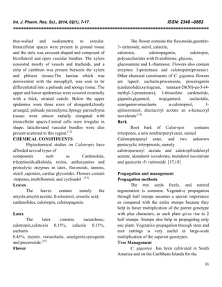 Calotropis Gigantea Linn. - A Complete Busket Of Indian Traditional ...