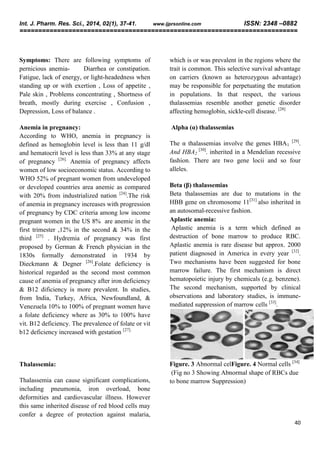 A Brief Review on Anemia & Its Clinical Management | PDF