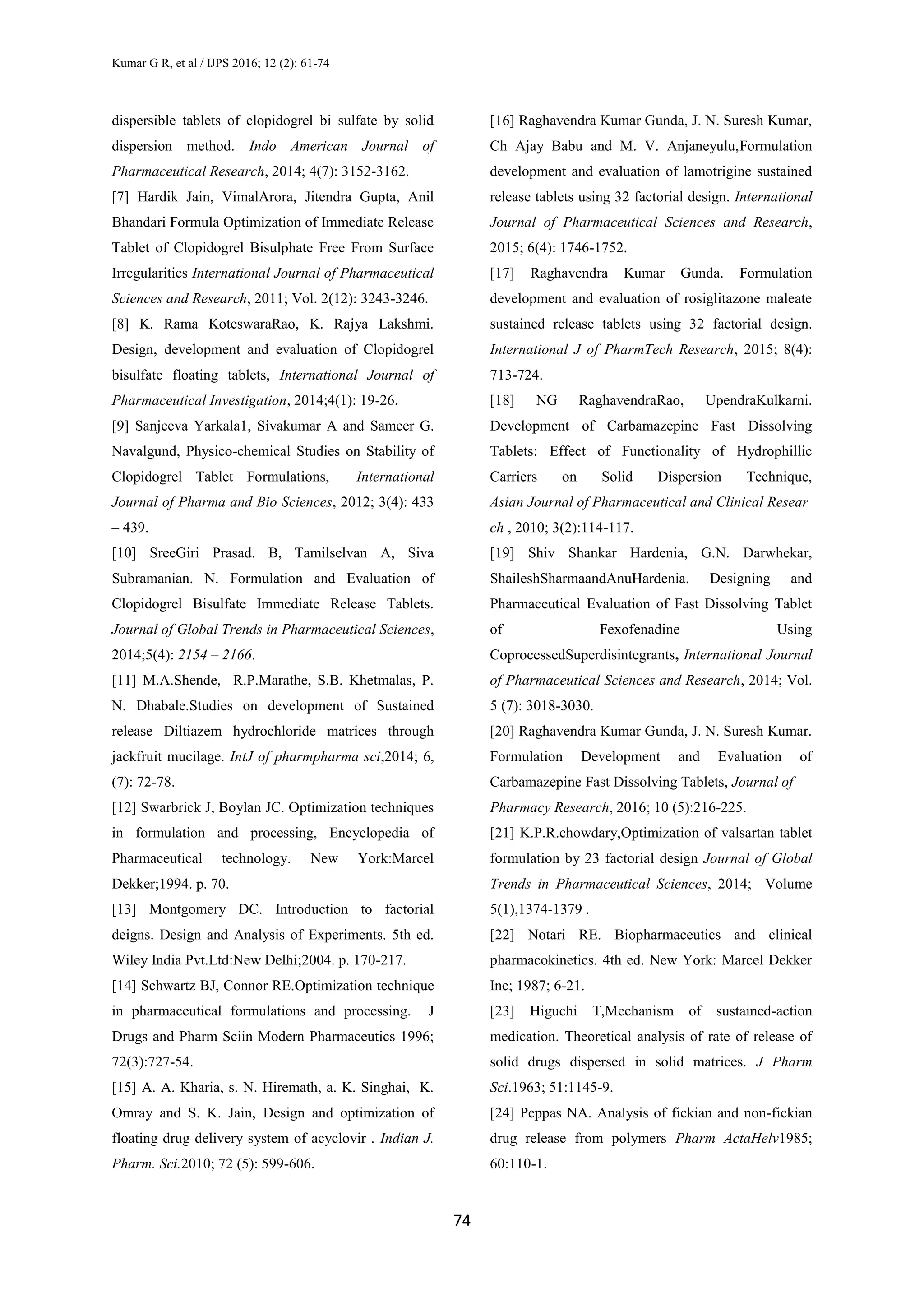 Formulation Development and Evaluation of Clopidogrel Fast Dissolving ...