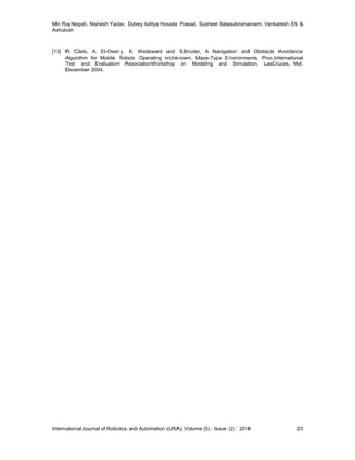 A Novel Wall Following Algorithm For Mobile Robots | PDF