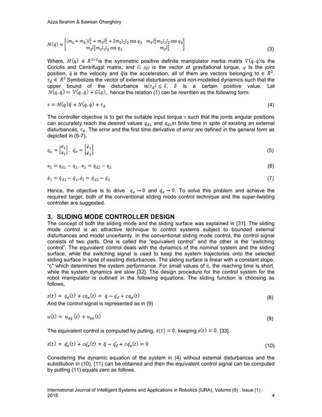 Optimal Design of Super Twisting Control with PSO Algorithm for Robotic Manipulator | PDF