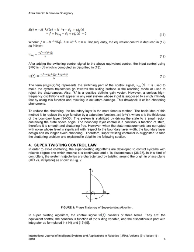 Optimal Design of Super Twisting Control with PSO Algorithm for Robotic Manipulator | PDF