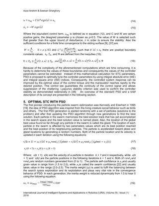 Optimal Design of Super Twisting Control with PSO Algorithm for Robotic Manipulator | PDF