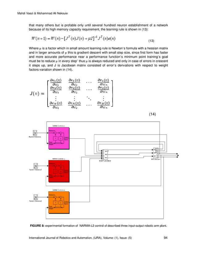 Adaptive Control of a Robotic Arm Using Neural Networks Based Approach | PDF