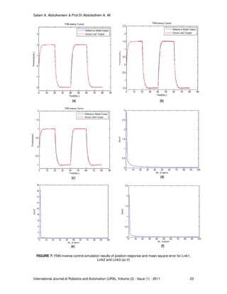 Identification and Control of Three-Links Electrically Driven Robot Arm Using Fuzzy Neural ...