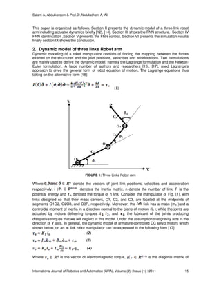 Identification and Control of Three-Links Electrically Driven Robot Arm Using Fuzzy Neural ...