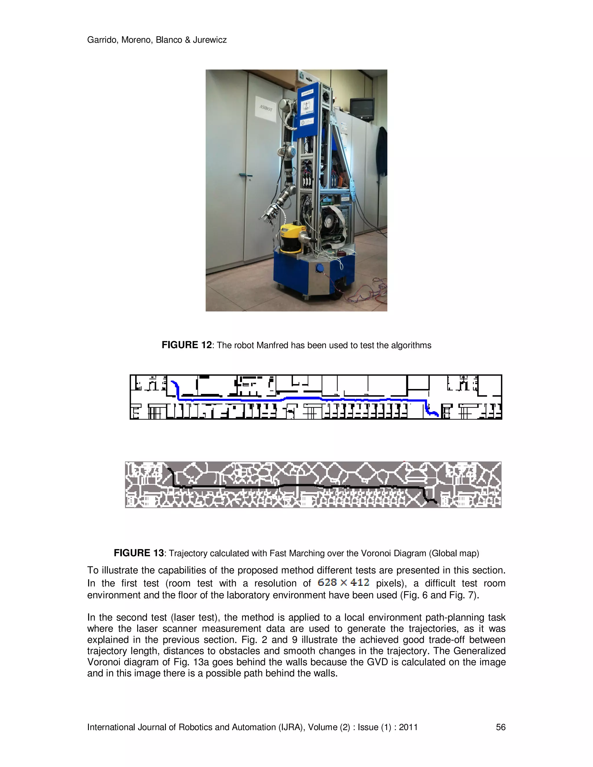 Path Planning for Mobile Robot Navigation Using Voronoi Diagram and Fast Marching | PDF