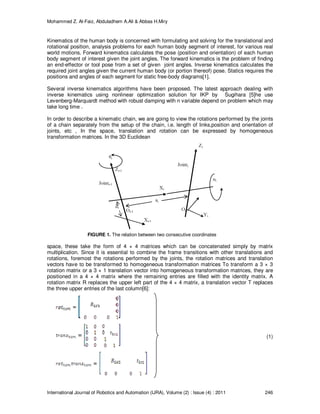 Human Arm Inverse Kinematic Solution Based Geometric Relations and ...