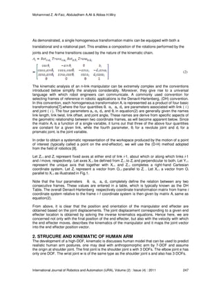 Human Arm Inverse Kinematic Solution Based Geometric Relations and Optimization Algorithm | PDF